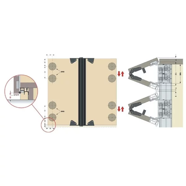 Cinetto PS11 Folding Door System – Premier Hardware UK
